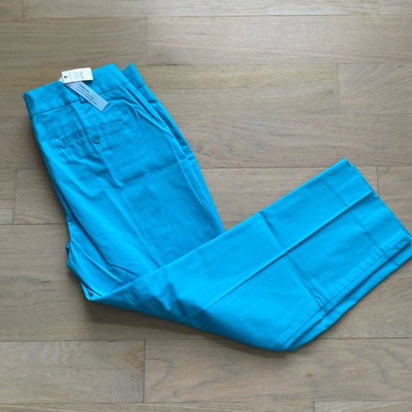 Talbots | Pants & Jumpsuits | Talbots Signature Crop Pants Turquoise ...